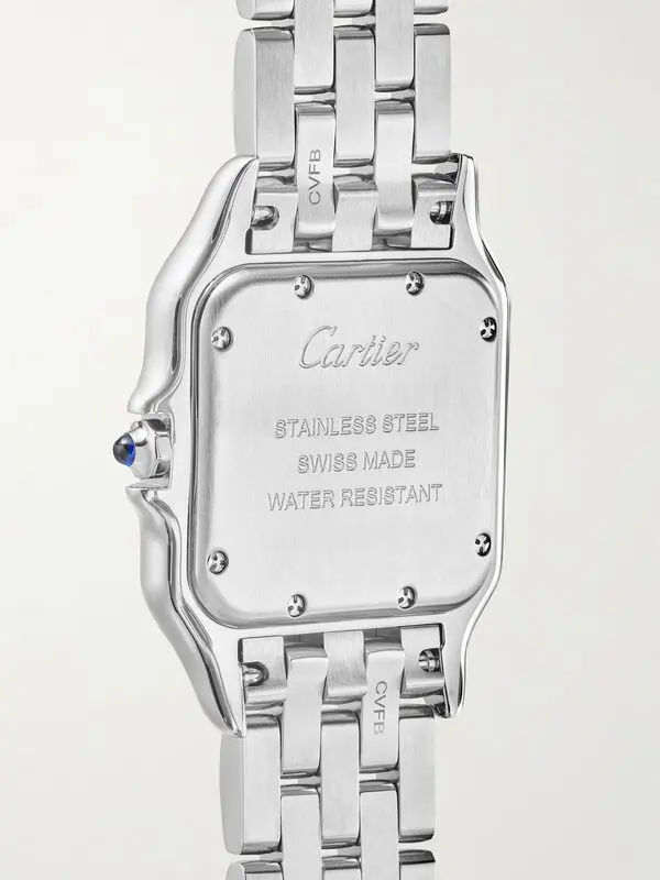 Cartier Panthère De Stainless Steel Diamond Watch