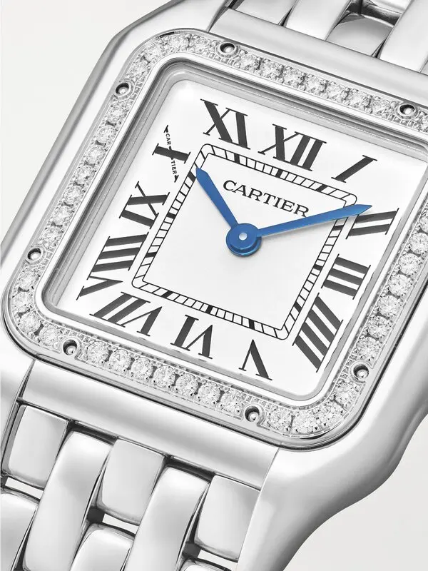 Cartier Panthère De Stainless Steel Diamond Watch