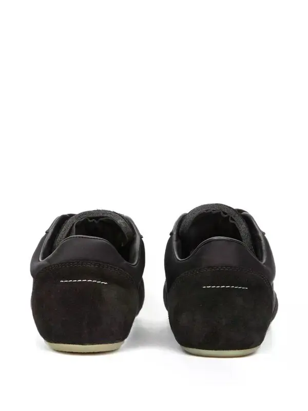 MAISON MARGIELA Paneled Lace Up Sneakers - Black