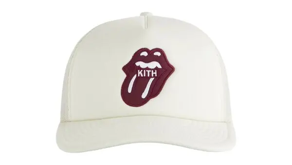 Kith X The Rolling Stones Nolan Trucker Hat - Muslin