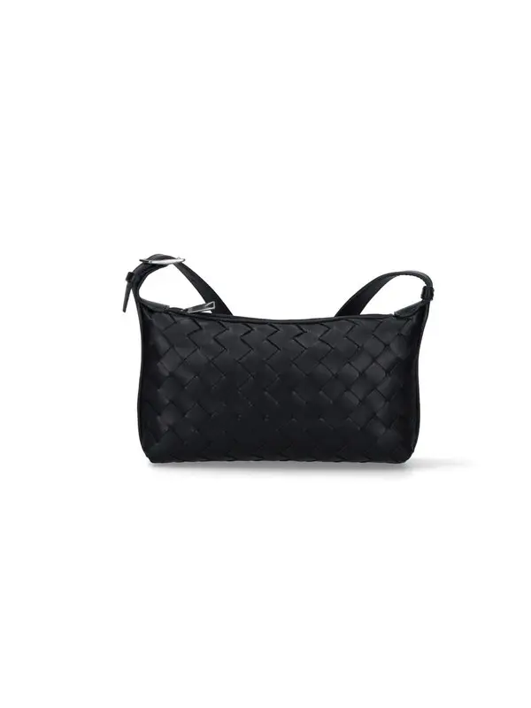 Bottega Veneta Traveler Crossbody Bag - Black