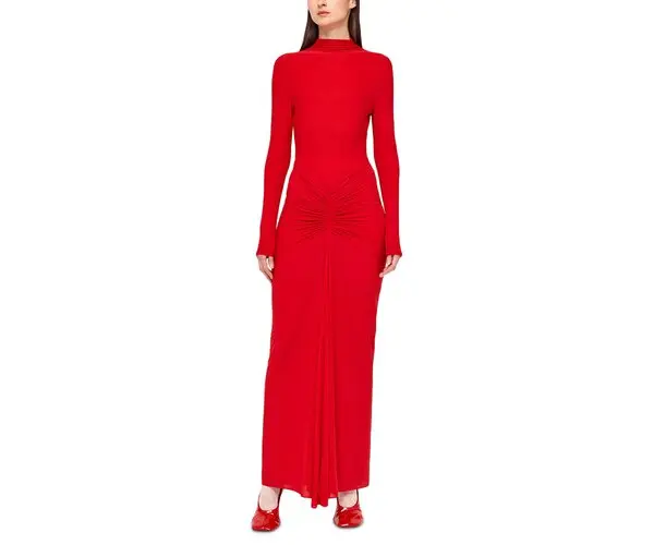 Ronny Kobo Scorpio Ruched Front Dress