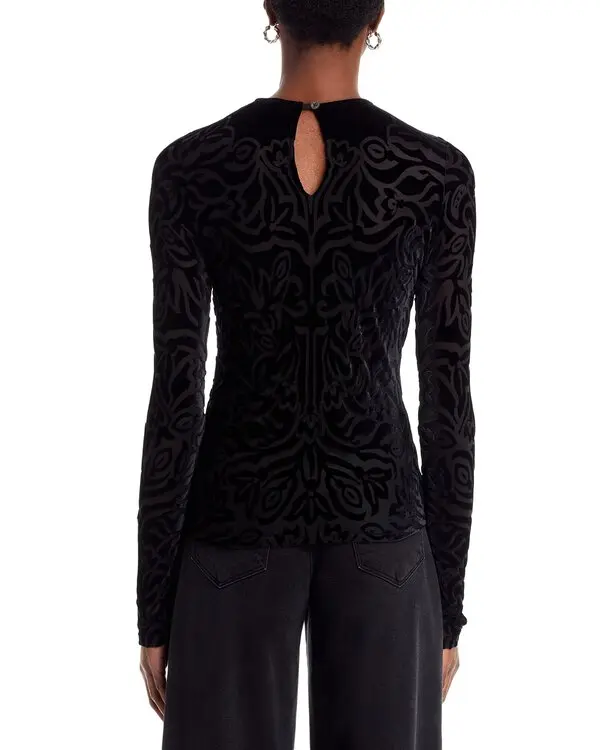 Sea Julie Burnout Velvet Top