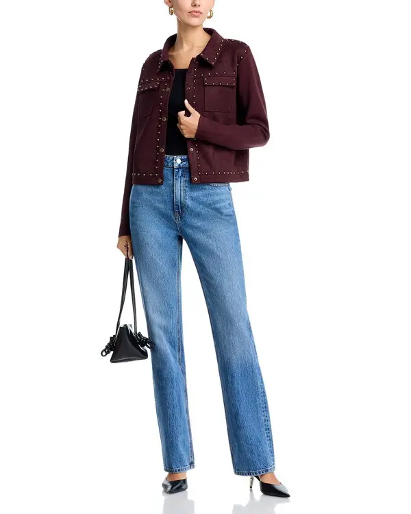 SIONI Faux Suede Jacket