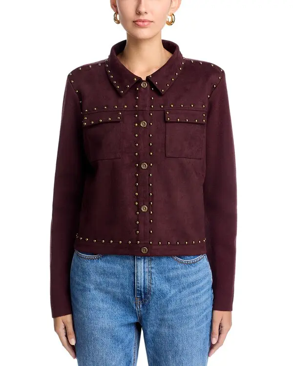 SIONI Faux Suede Jacket