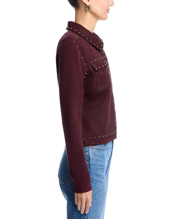 SIONI Faux Suede Jacket