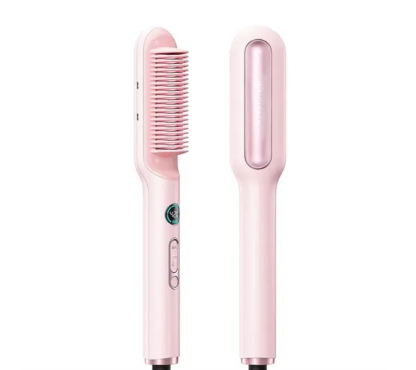 WAVYTALK Sleek Sweep Ionic Straightener Brush - One-color