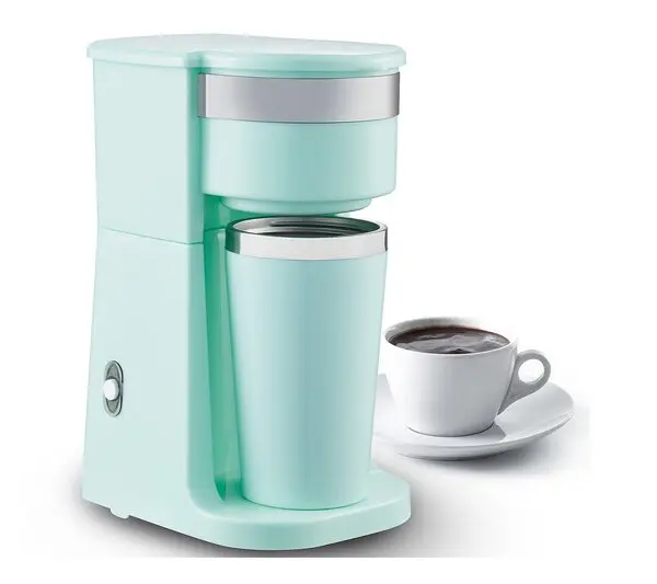ELITE Cuisine Personal Coffee Maker W/ Travel M Ug - One-color