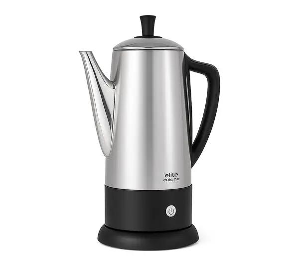 ELITE Cuisine 12-cup Electric Coffee Percolator - One-color