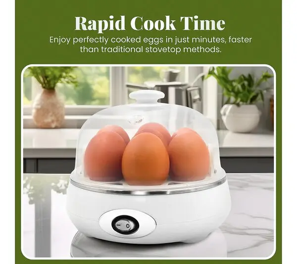 ELITE Cuisine Automatic Egg Cooker, 7 Eggs, Cla Ssic