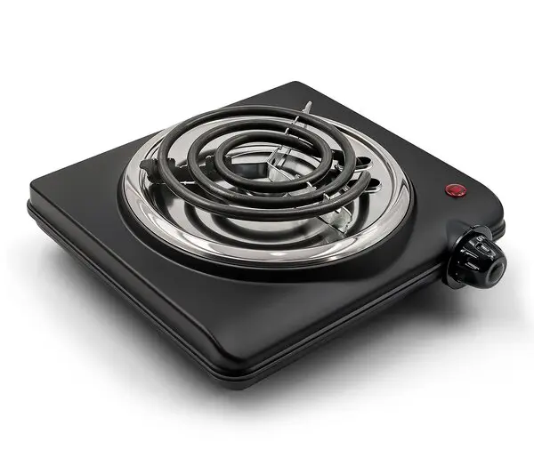 ELITE Cuisine Single Coiled Electric Burner Hot Plate - One-color