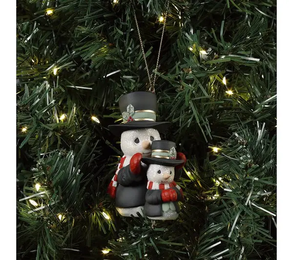 PRECIOUS MOMENTS Pm You Bring Warmth To The Season Annual Snowman Ornament - One-color