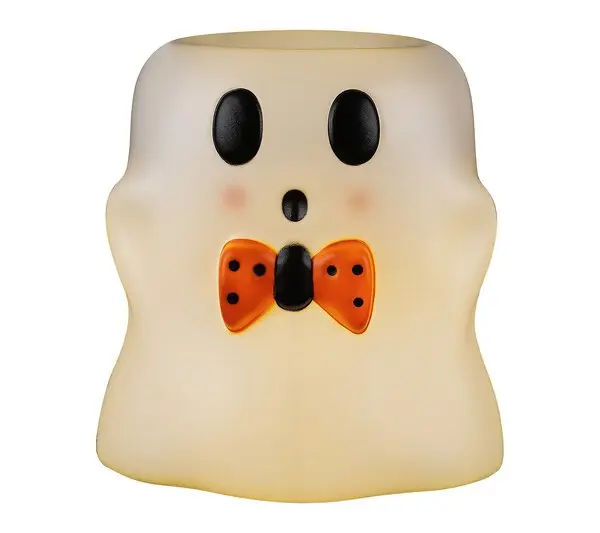 MR. HALLOWEEN 18in Ghost Lit Blow Mold Candy Bo Wl - One-color