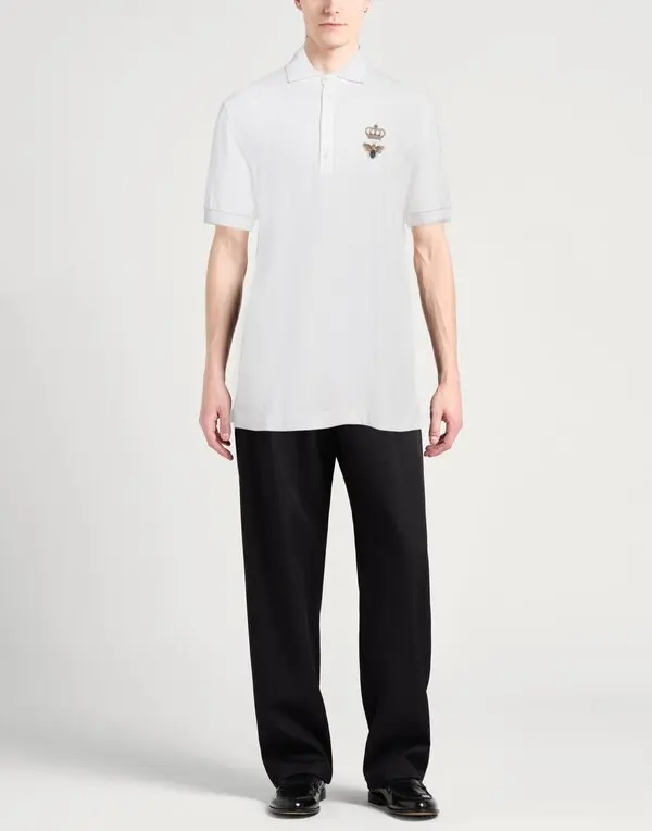Dolce & Gabbana Polo Shirt Size Cotton - White
