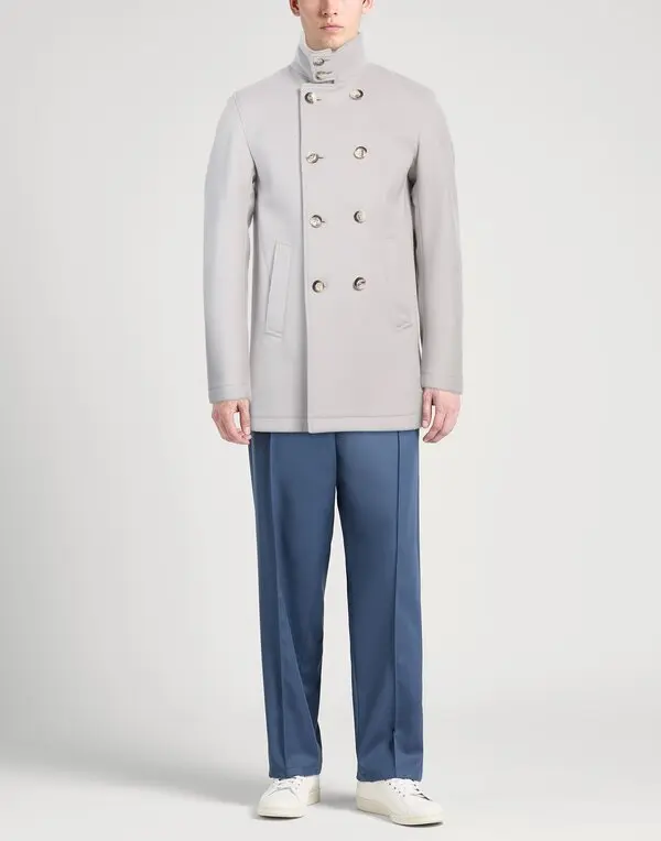Herno Light Wool And Cashmere Double-breasted Coat