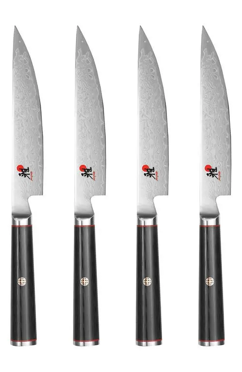 MIYABI Kaizen 4-piece Steak Knife Set - Stainless Steel
