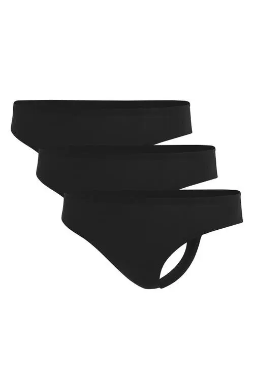 ADIDAS ORIGINALS Set Of 3 Thongs - Black