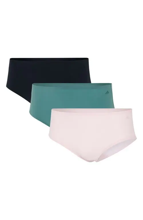 ADIDAS ORIGINALS Set Of 3 Hipster Briefs - Black/teal/pink