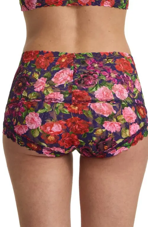 Hanky Panky Printed Lace Boyshorts - Winters Tale