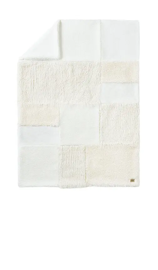 UGG HOME Corben Throw Blanket In White