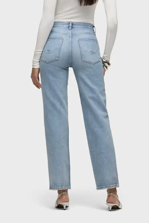 Hudson Jeans Remi High-rise Straight Jean - Spritzer