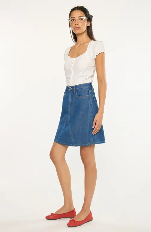 KANCAN Trina High-rise Denim Skirt