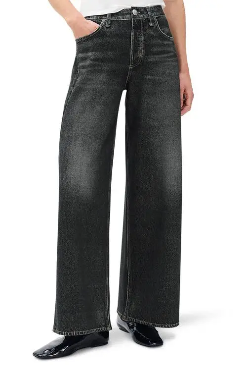 Rag & Bone Miramar Ponte Sofie High-waisted Wide Leg Jeans
