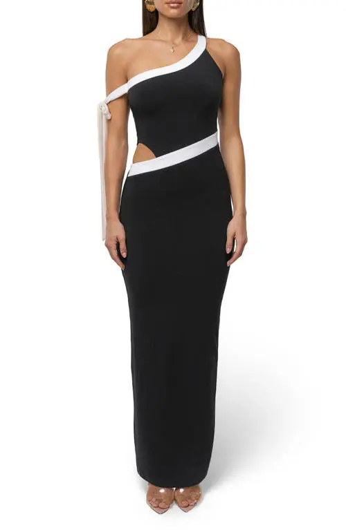 JLUXLABEL Jorden Asymmetric Body-con Dress
