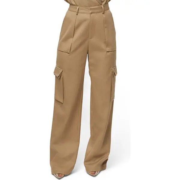 JLUXLABEL Sculpted High-waist Cargo Trousers