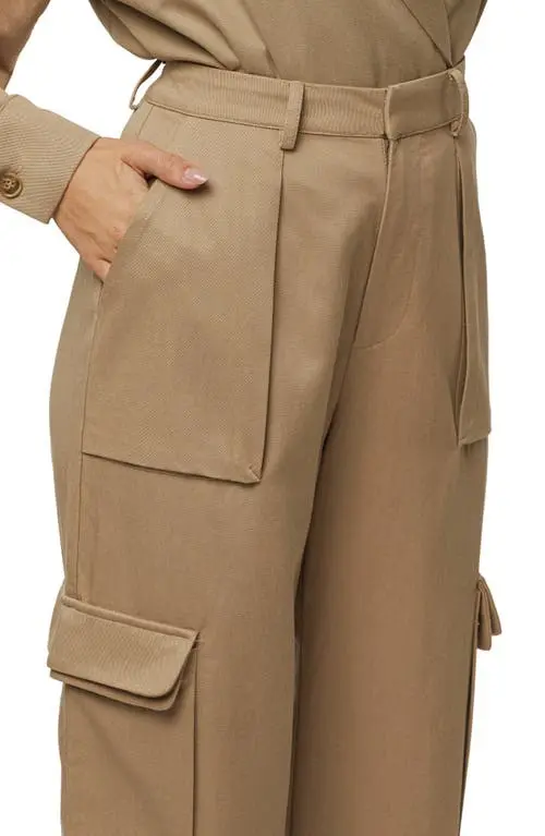 JLUXLABEL Sculpted High-waist Cargo Trousers