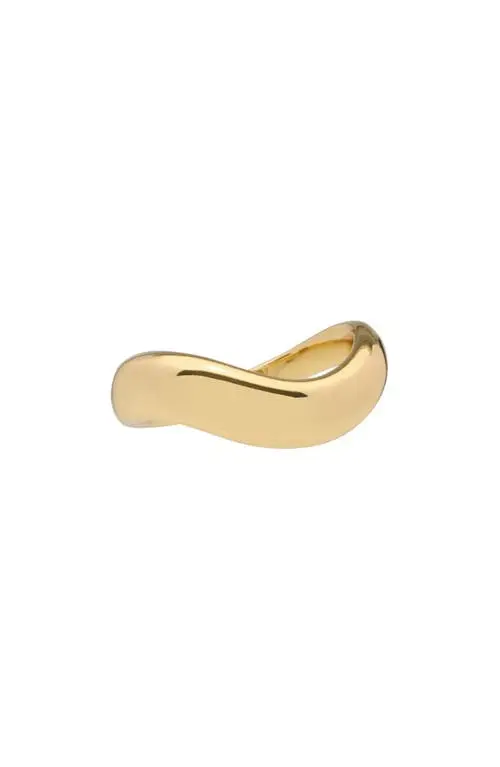 ST. MORAN Wavy Band Ring - Gold