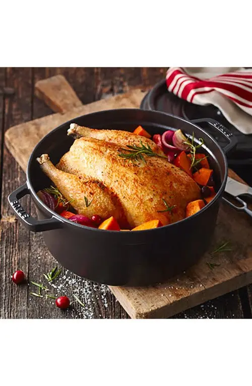STAUB 2.75-quart Enameled Cast Iron Dutch Oven