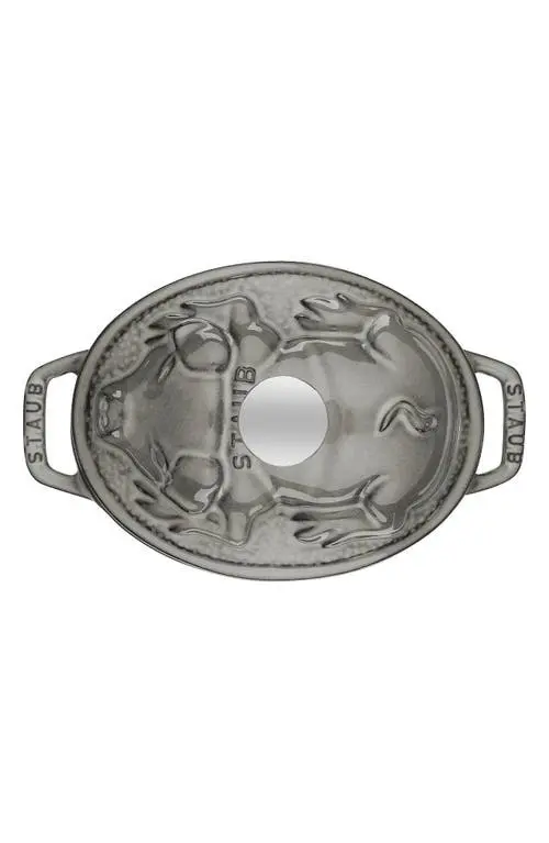 STAUB Cast Iron 1-quart Pig Dutch Oven