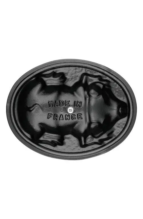 STAUB Cast Iron 1-quart Pig Dutch Oven