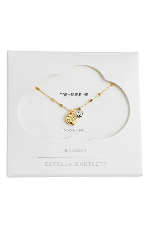 Estée Lauder Beaded Chain & Molton Pebbles Necklace