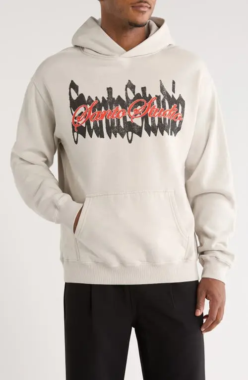 SANTO STUDIO Logo Cotton Fleece Hoodie