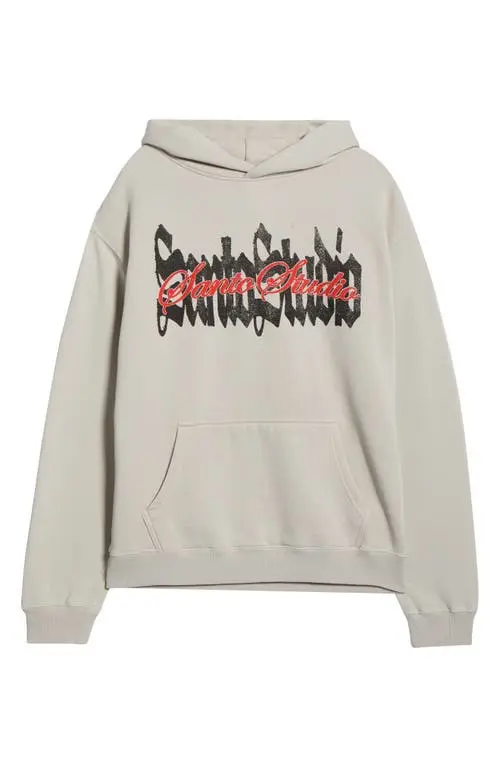 SANTO STUDIO Logo Cotton Fleece Hoodie