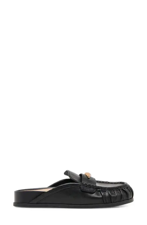 Dolce Vita Jodero Loafer Mule - Black Leather