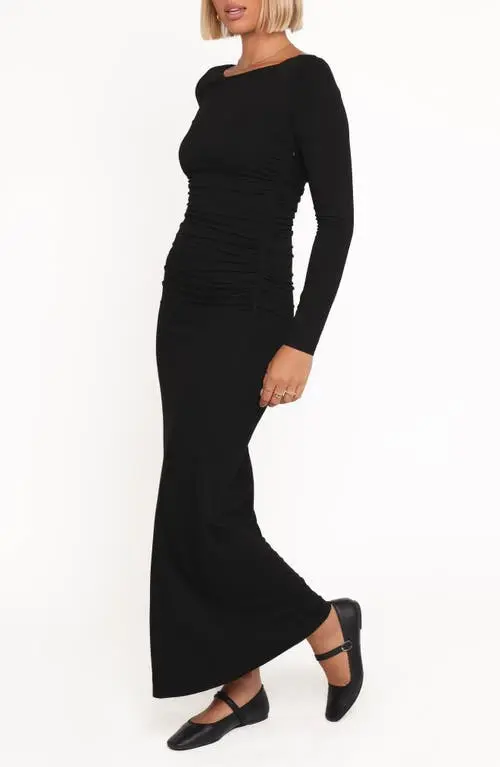 PETAL & PUP Warren Long Sleeve Maxi Dress