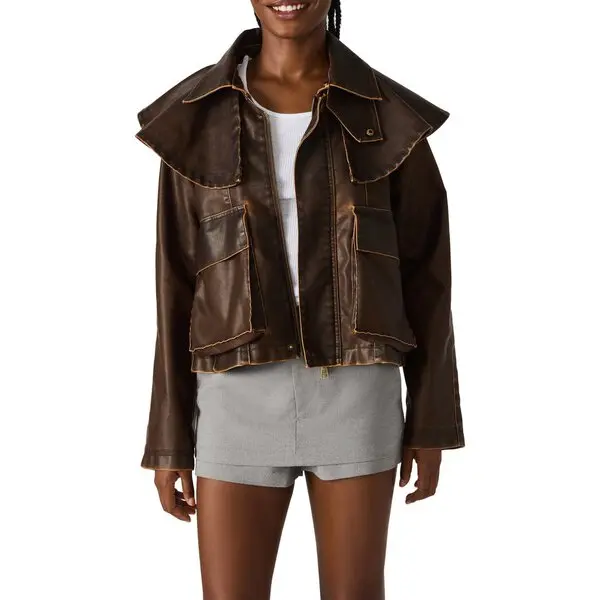 Steve Madden Faux Leather Jacket