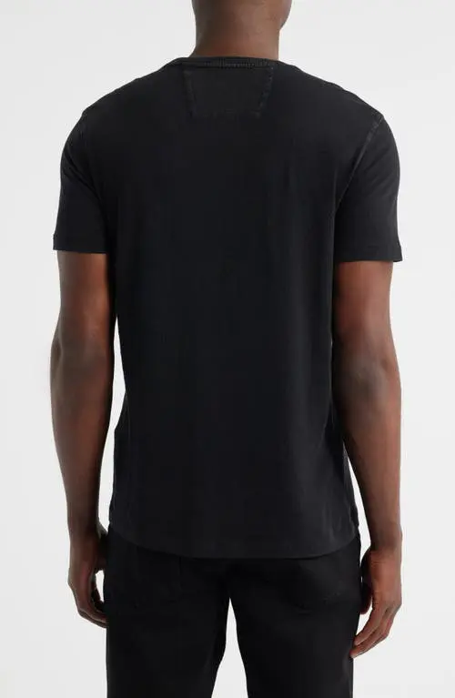 John Varvatos Skull Appliqué Organic Cotton T-shirt