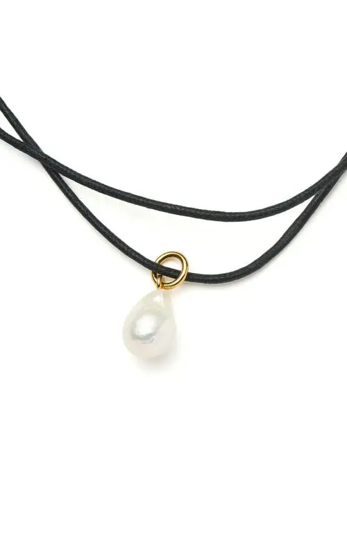 MISSOMA Cord Necklace With Cultured Pearl