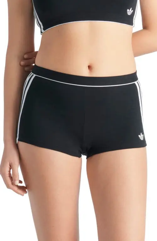 Adidas Originals By Alexander Wang 3-stripes Boyshorts - Black