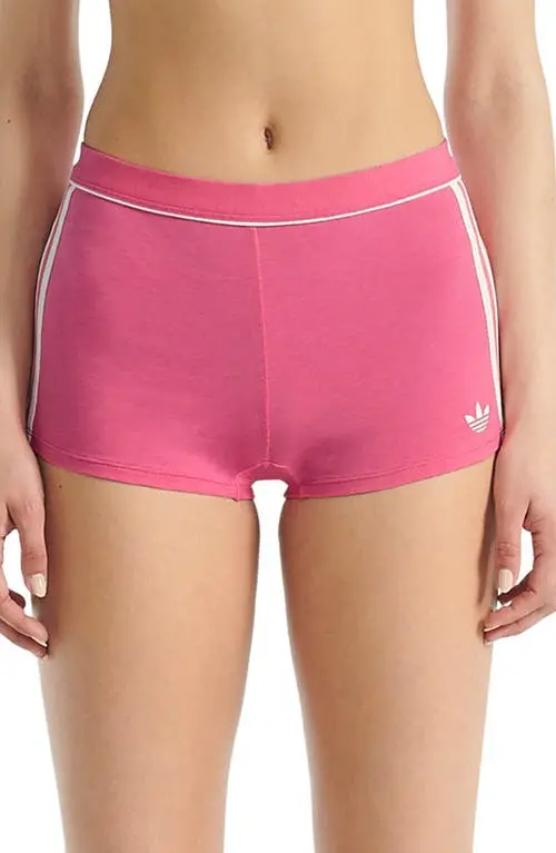 Adidas Originals By Alexander Wang 3-stripes Boyshorts - Lucid Pink