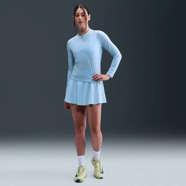 Nike Court Advantage Dri-fit Short Tennis Skirt - Blue