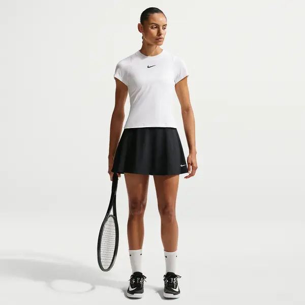 Nike Victory Dri-fit Flouncy Tennis Skirt - Black