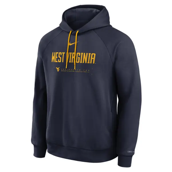 Nike Courtside Basketball Practice Dri-fit Pullover Hoodie - Blue