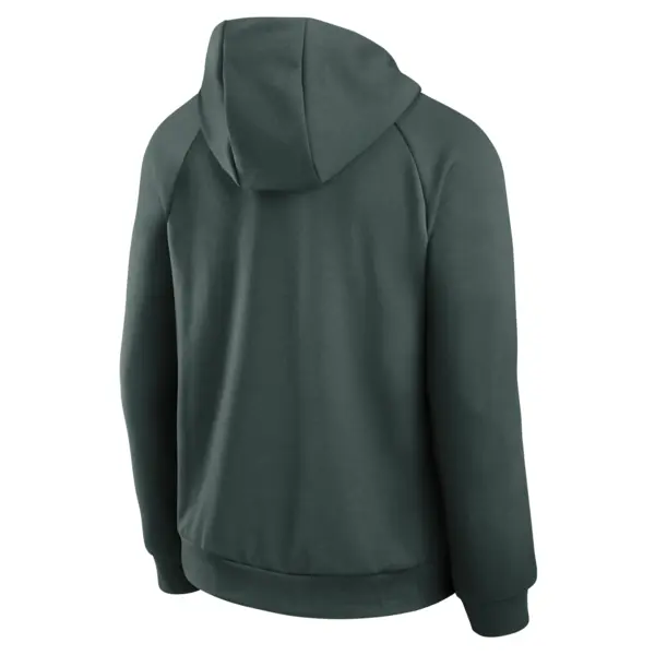 Nike Michigan State Courtside Basketball Practice Dri-fit Pullover Hoodie - Green
