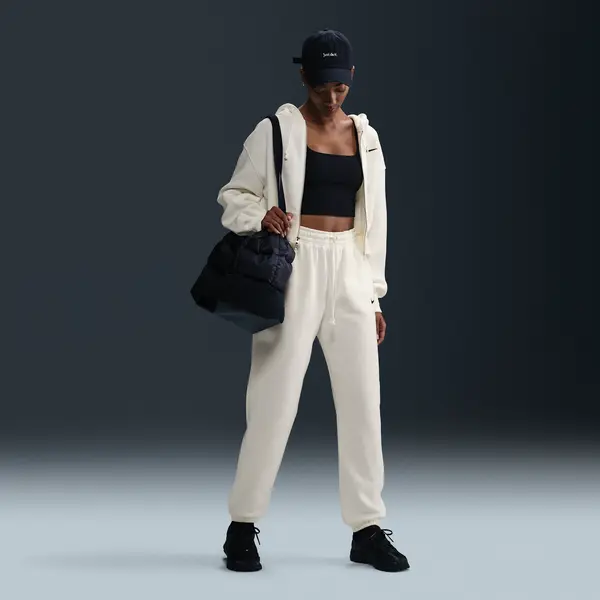 Nike Sportswear Phoenix Fleece High-waisted Oversized Sweatpants - White