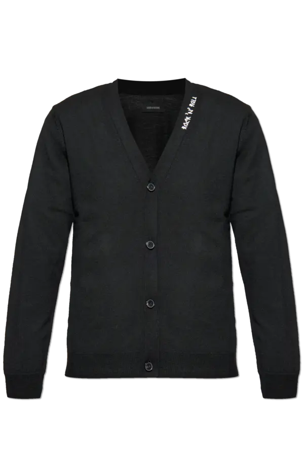Zadig&Voltaire Remi Wool Cardigan - Black